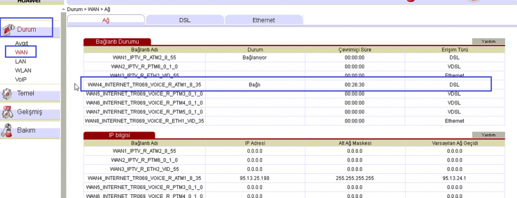Huawei HG655d Modem Port Açma Resimli Anlatım | MODEM PORT AÇMA HİZMETİ